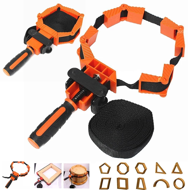 Variable Angle Strap Clamp with 4 Clips – Glitzhouzz